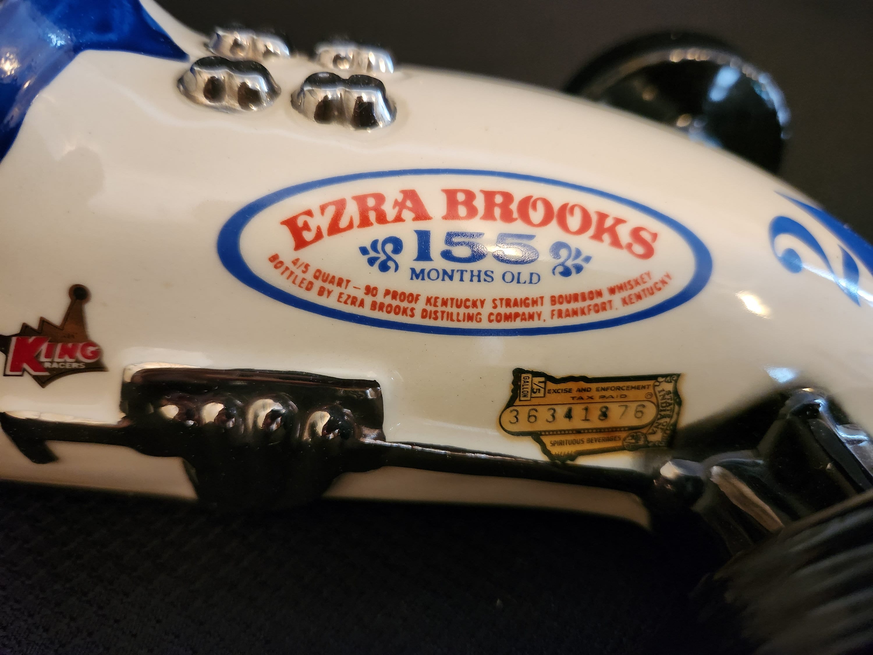 Vintage 1971 Ezra Brooks "sprint Race Car #21" Whiskey Decanter - Etsy