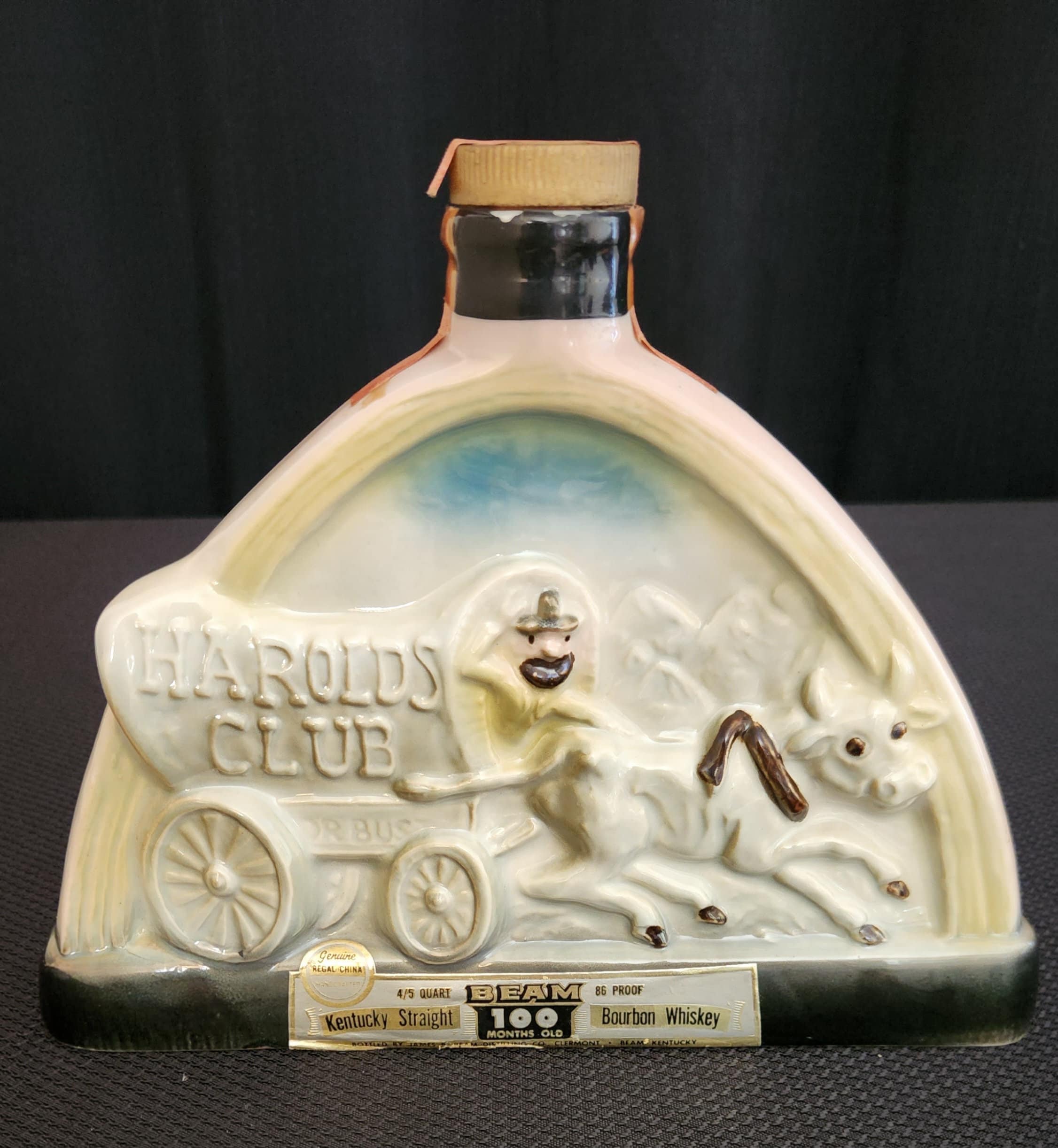 Vintage Jim Beam Harolds Club Whiskey Bottle Decanter 1969 PA Stamp - Etsy