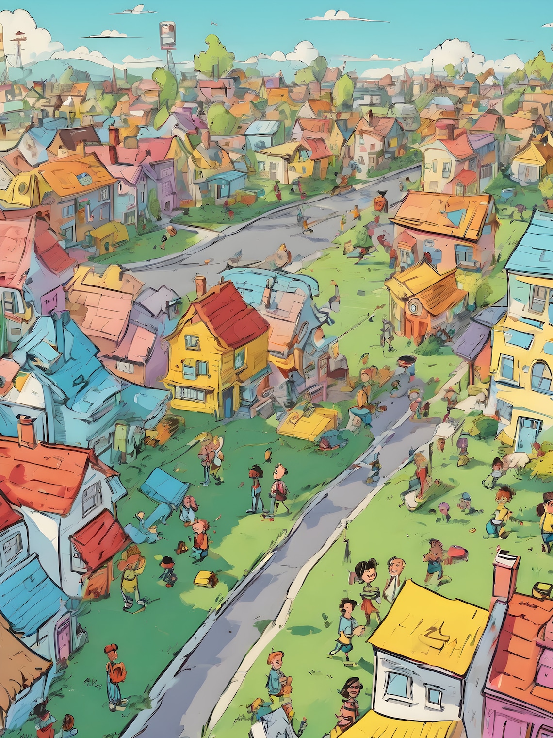 Digital Childrens Book - Smiley Miley and the Neighborhood of Cheer - Etsy