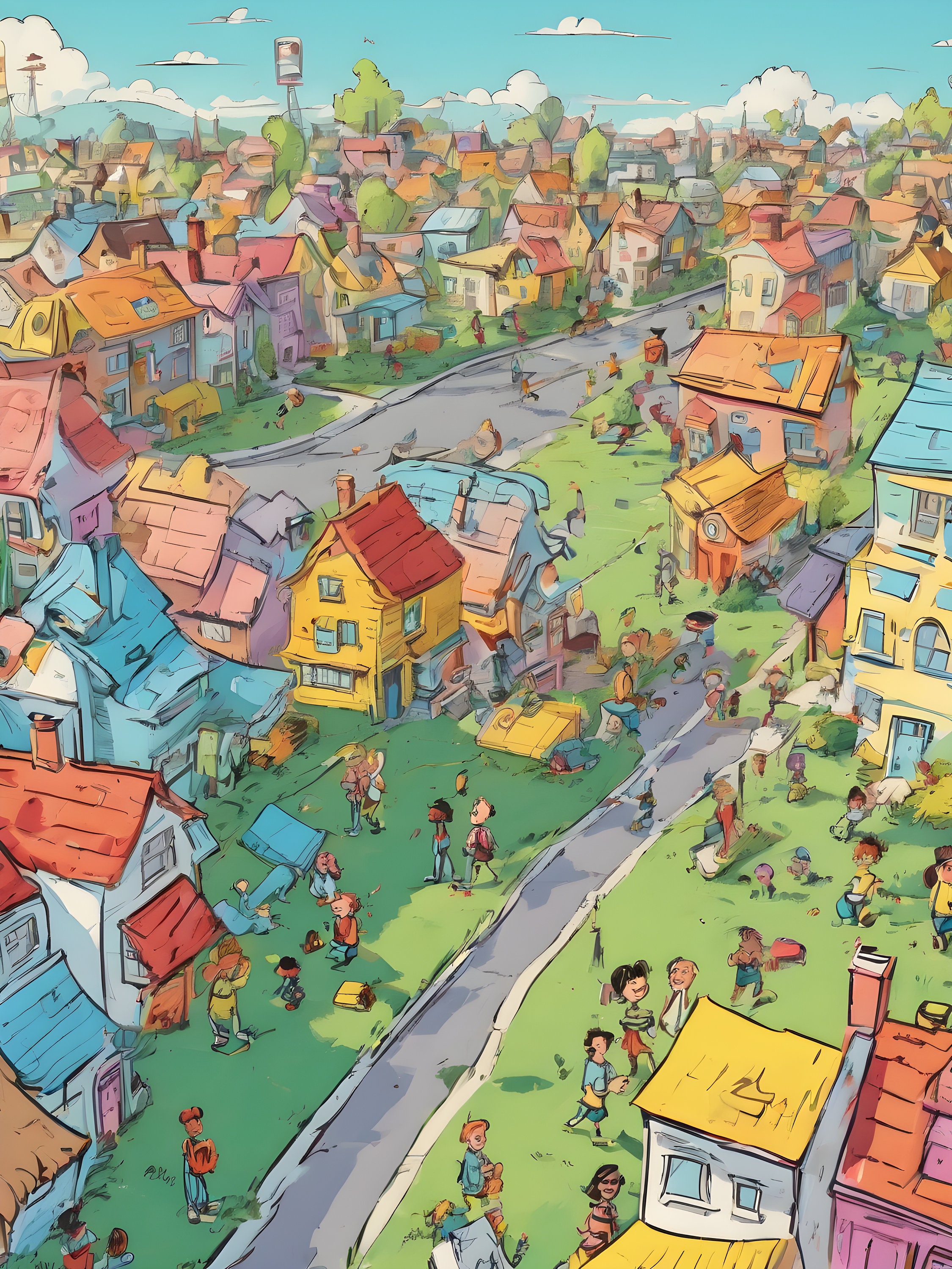 Digital Childrens Book - Smiley Miley and the Neighborhood of Cheer - Etsy