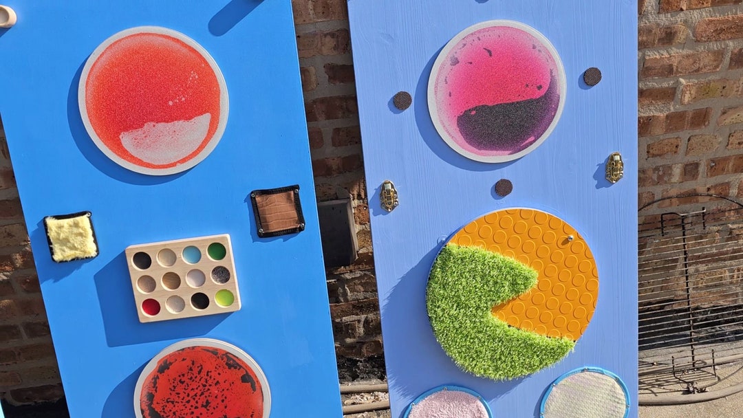 Customized Sensory Board Set | 3 Sensory Wall Panels - Etsy