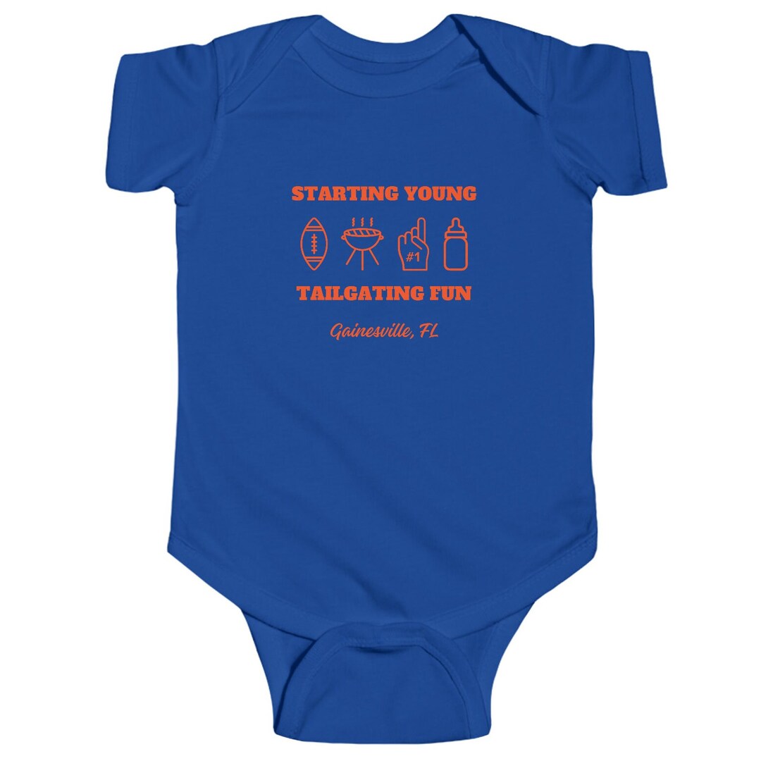 Gainesville, FL Young Tailgater Baby Bodysuit, College Football ...