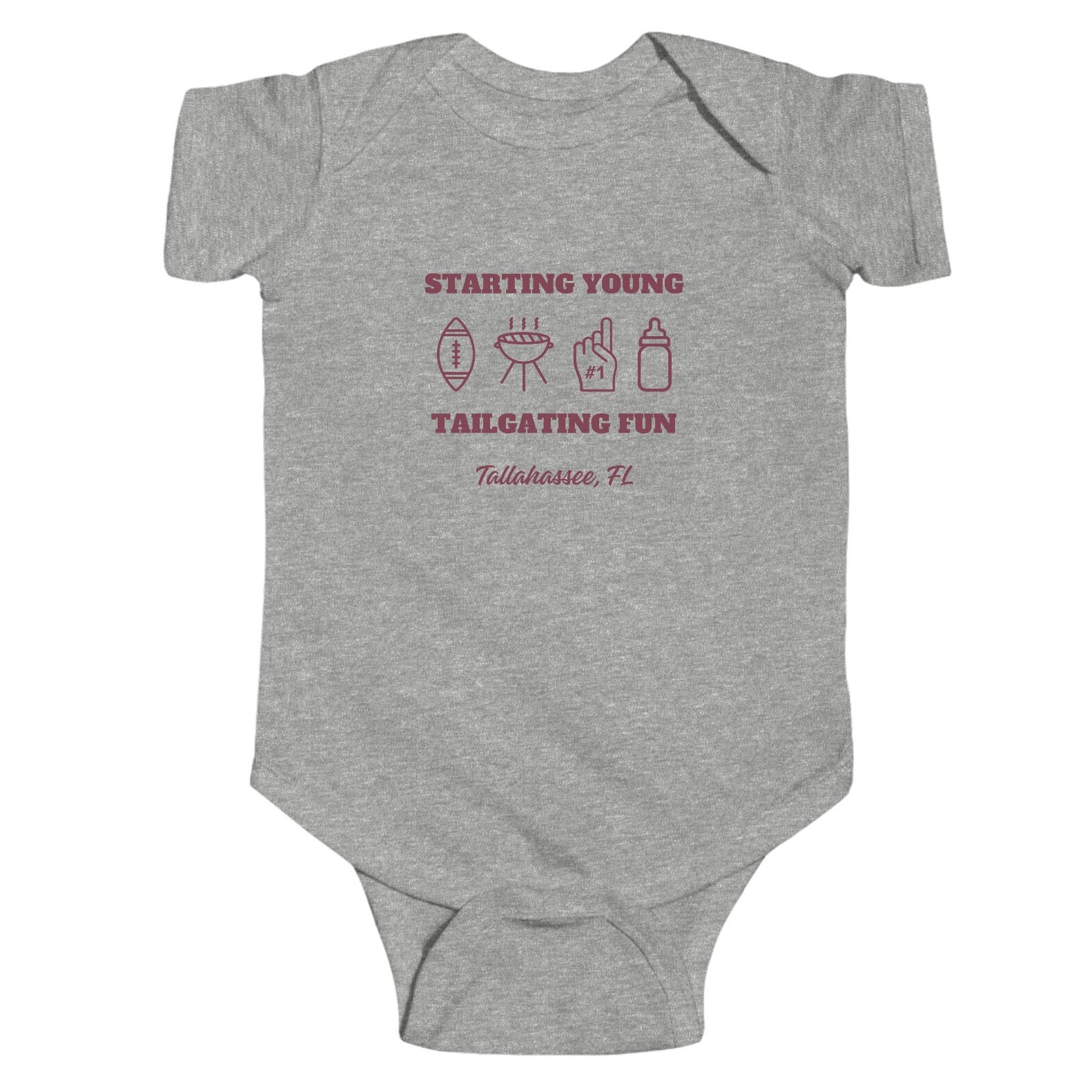 Tallahassee, FL Young Tailgater - Baby Bodysuit, College Football ...