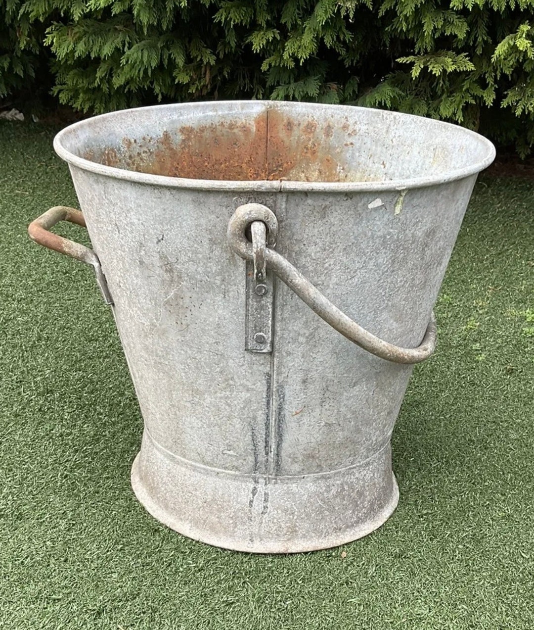 Ww2 Crows Feet Galvanised Bucket Large Broad Arrow - Etsy
