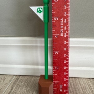 Super Mario Bros 1-1 Level Diorama NES Mario Figure, Castle, Flagpole ...