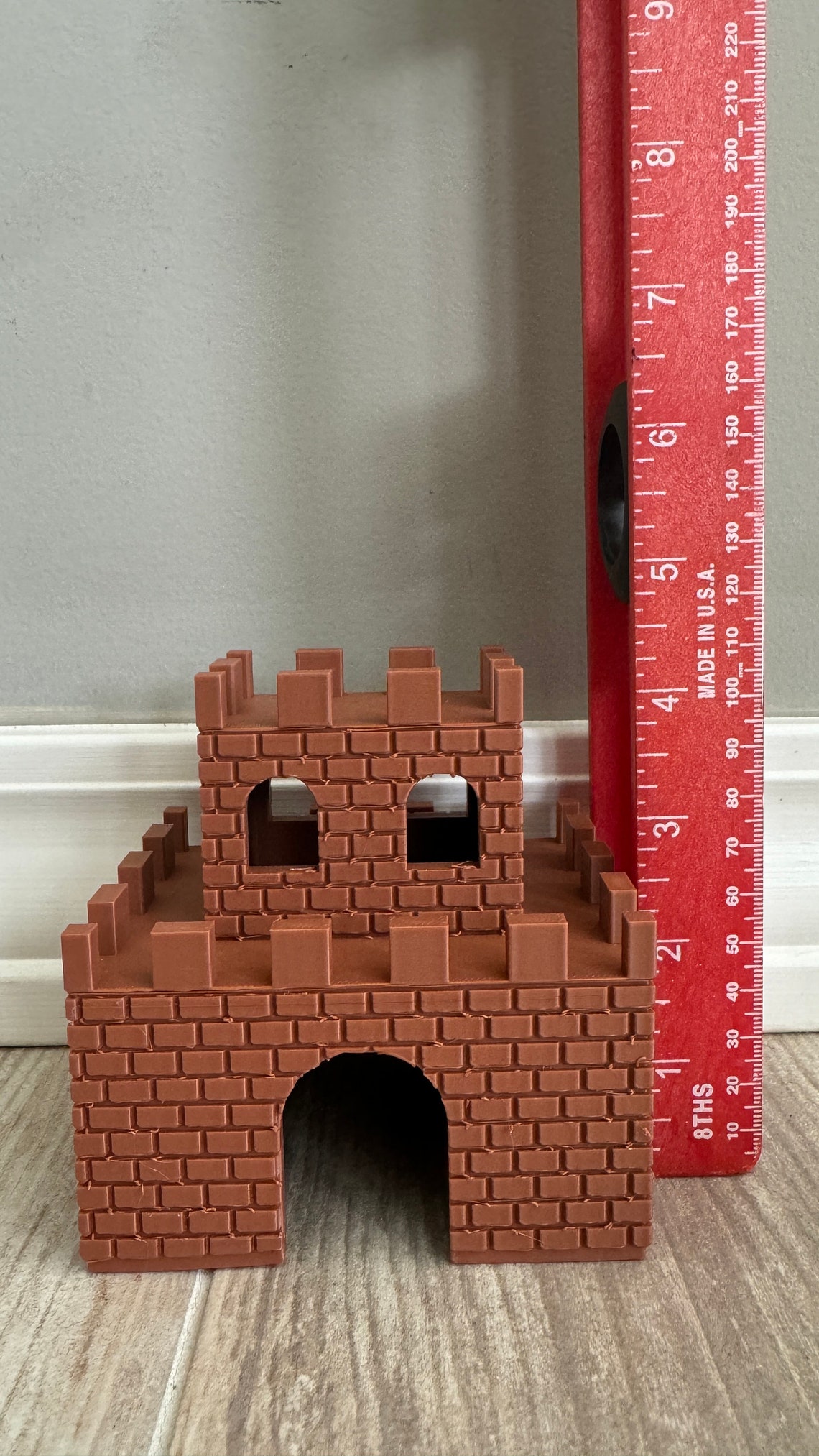 Super Mario Bros 1-1 Level Diorama NES Mario Figure, Castle, Flagpole ...