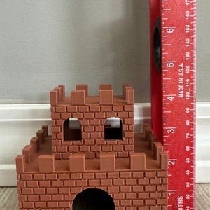 Super Mario Bros 1-1 Level Diorama NES Mario Figure, Castle, Flagpole ...