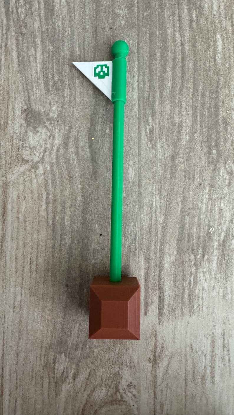 Super Mario Bros 1-1 Level Diorama NES Mario Figure, Castle, Flagpole ...