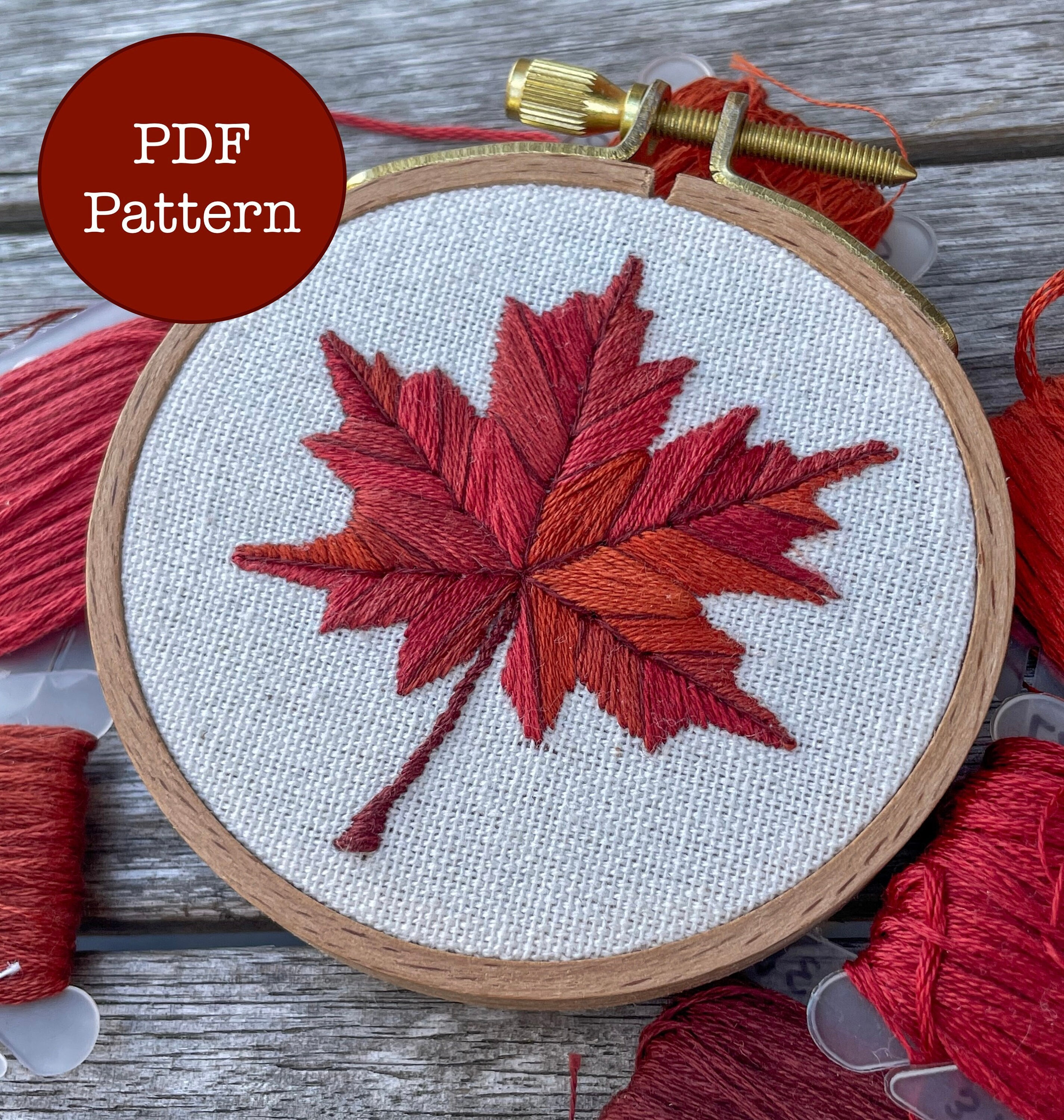 Red Leaf Pattern