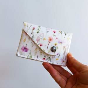 Handmade Slim Card Holder – Custom Credit Card Wallet, Monogram ID Case ...