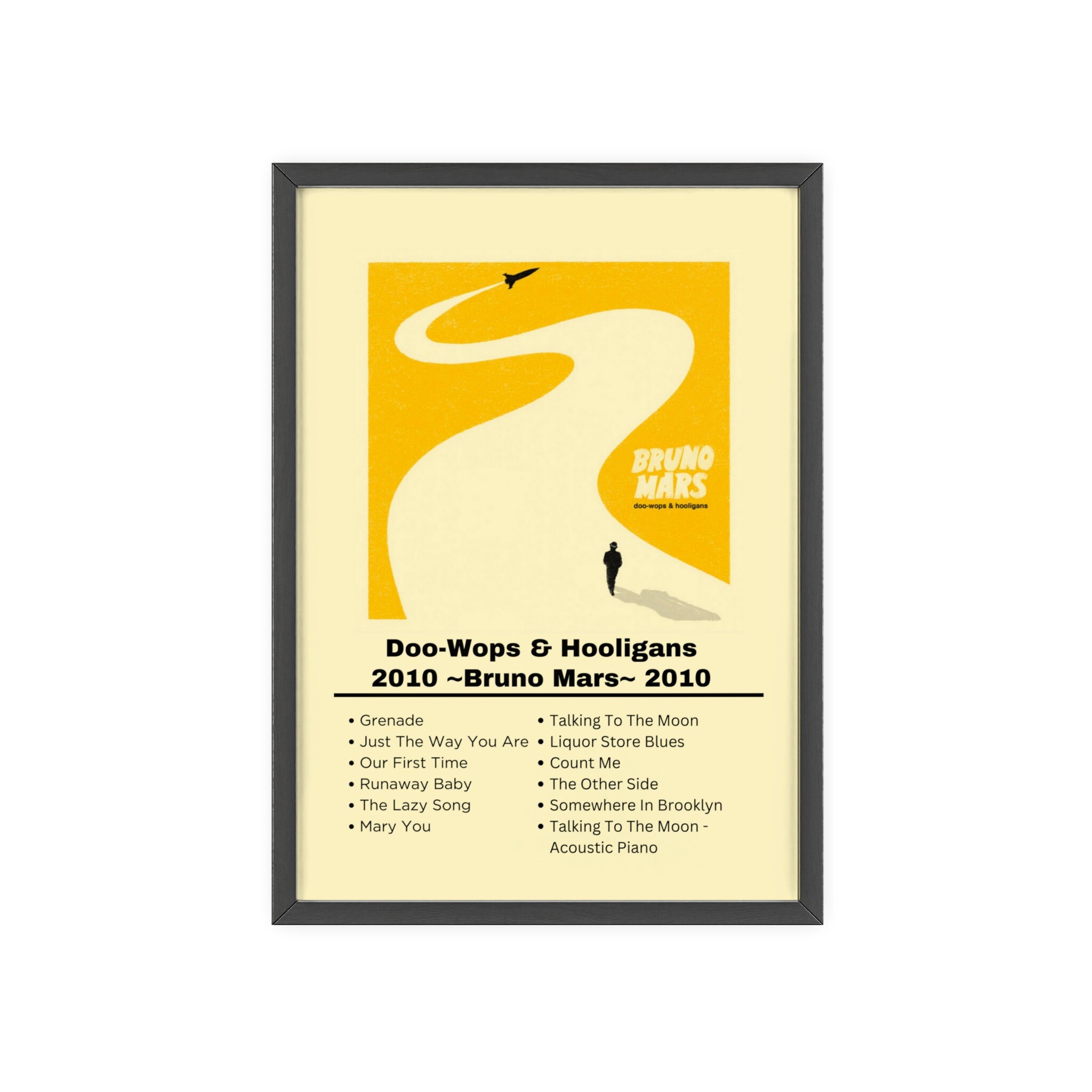 Doo-wops & Hooligans Bruno Mars Poster - Etsy