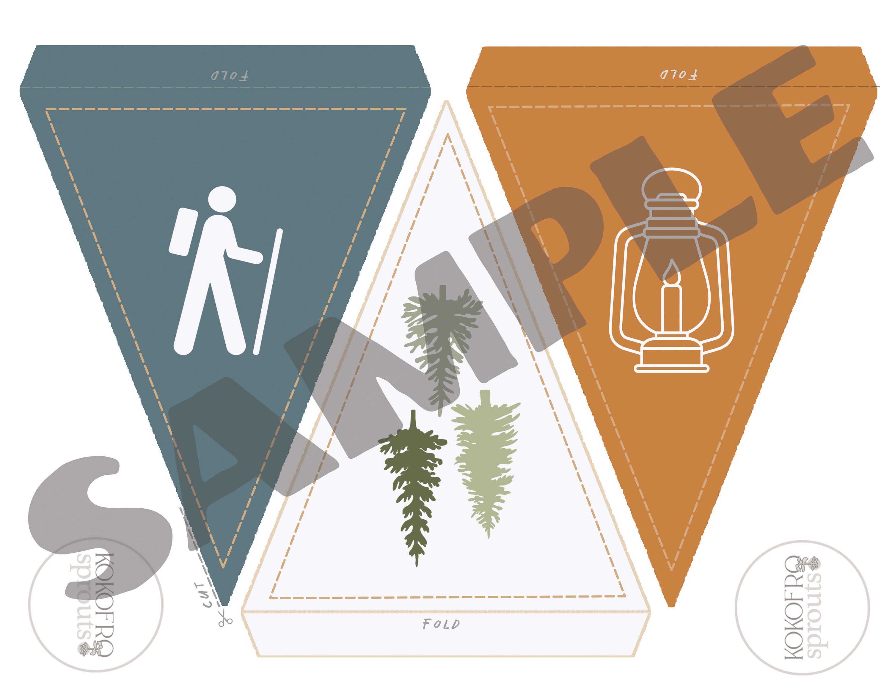 National Park Inspired DIY Banner Bunting | National Park Nursery ...