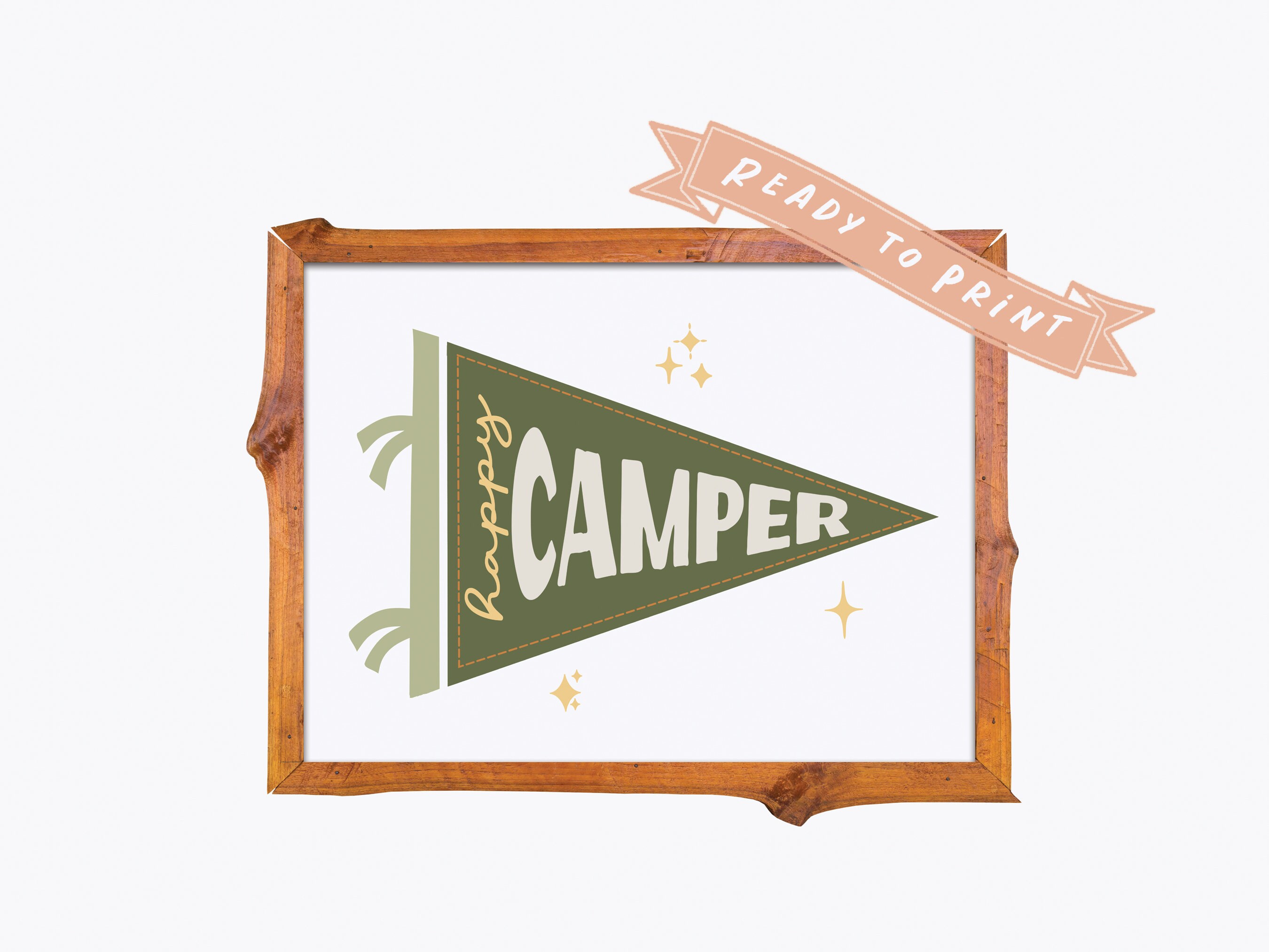 National Park Inspired Happy Camper Art Bundle National Park - Etsy