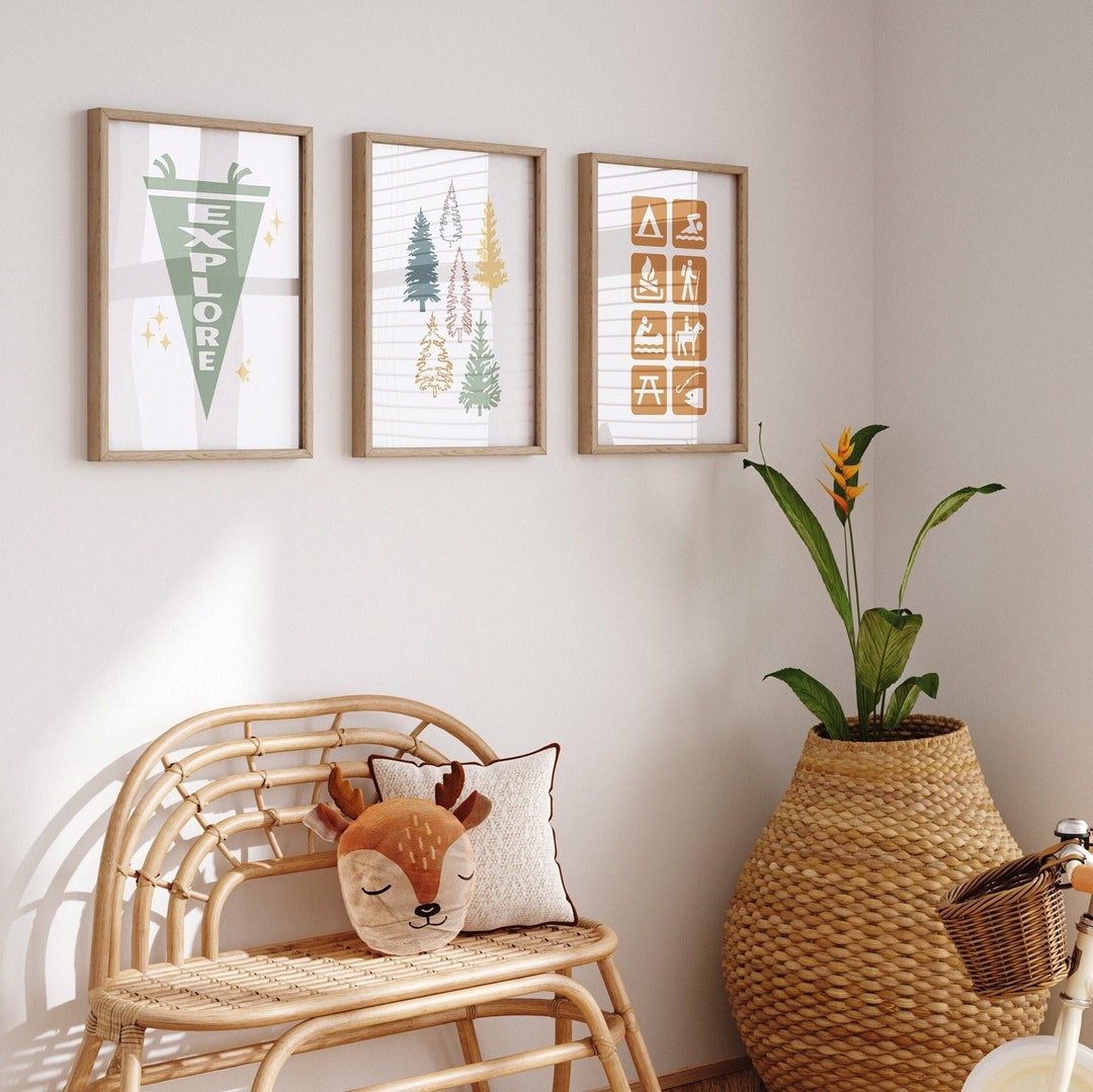 National Park Inspired Kids Art Bundle | National Park Nursery | Nature ...