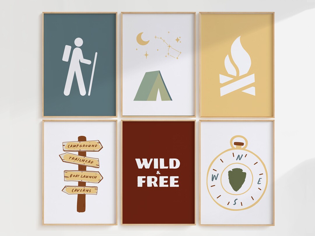 National Park Inspired Kids Art Bundle | National Park Nursery ...