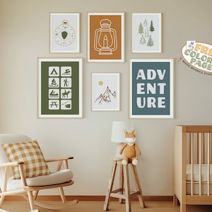 National Park Inspired Kids Nursery Art Bundle | National Park Nursery ...