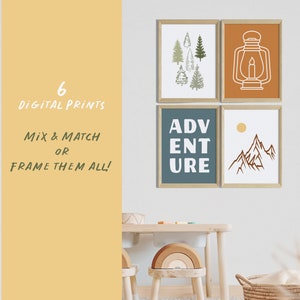 National Park Inspired Kids Nursery Art Bundle | National Park Nursery ...