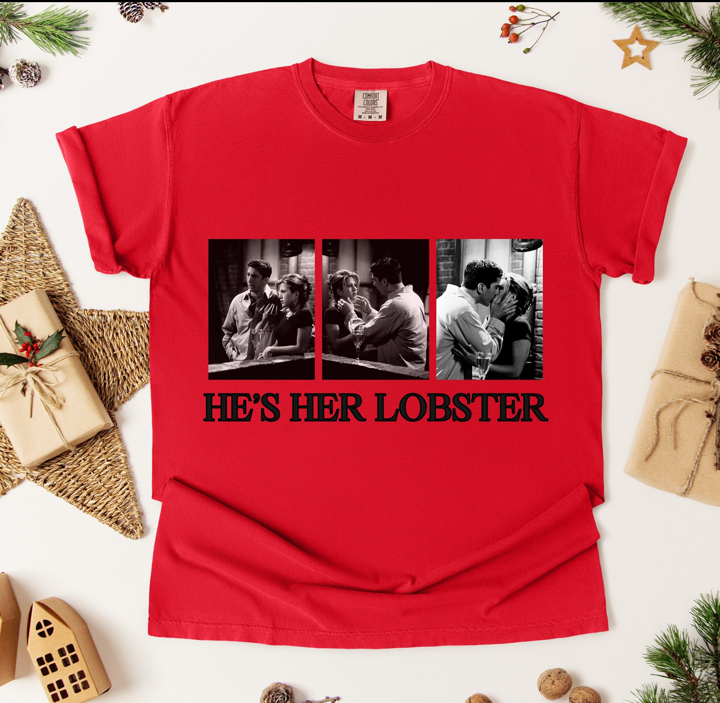 Friends Lobster Tshirt, Ross and Rachel Shirt, Friends Merch, Ross ...