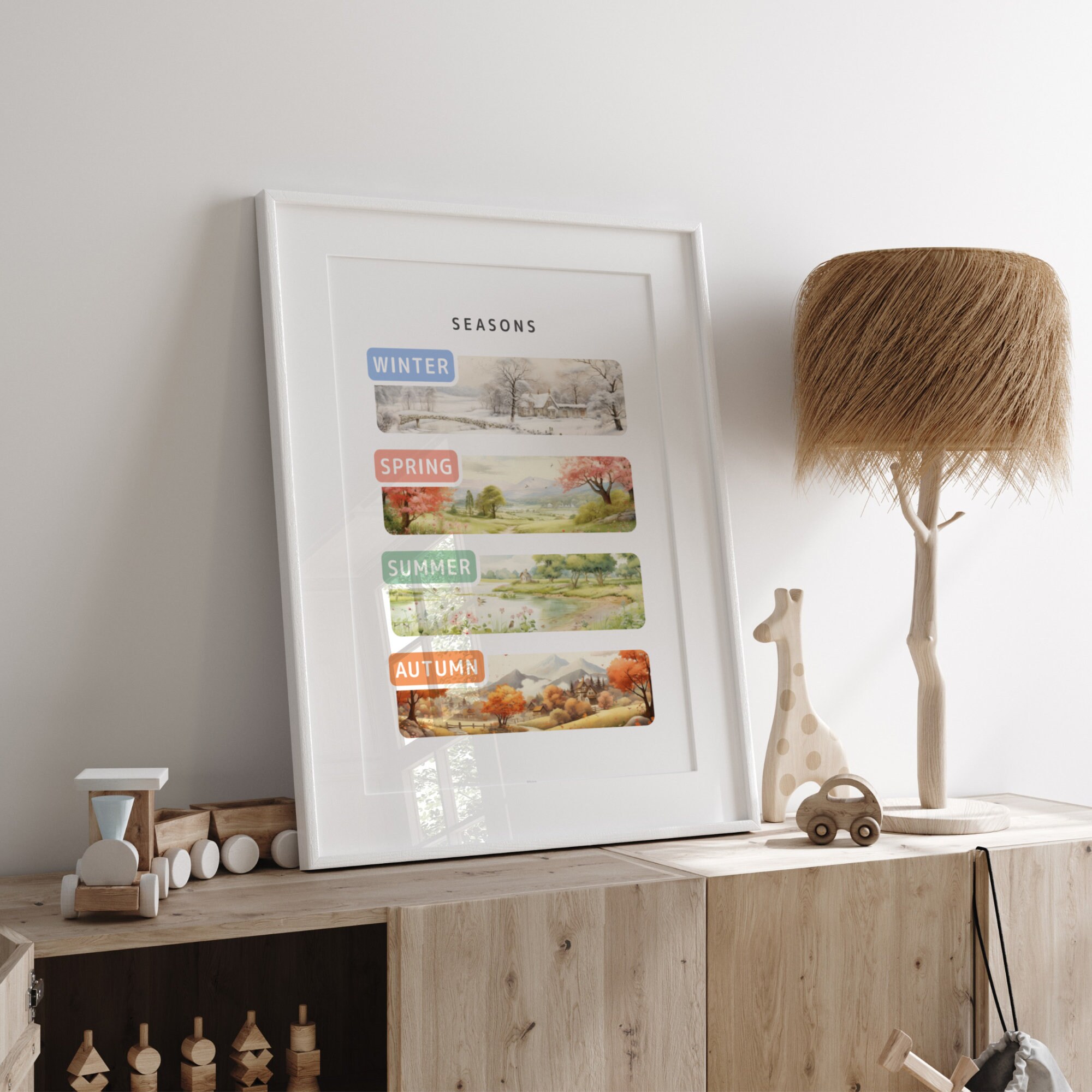 Set of 65 Educational Posters, Homeschool Print, Montessori Classroom ...