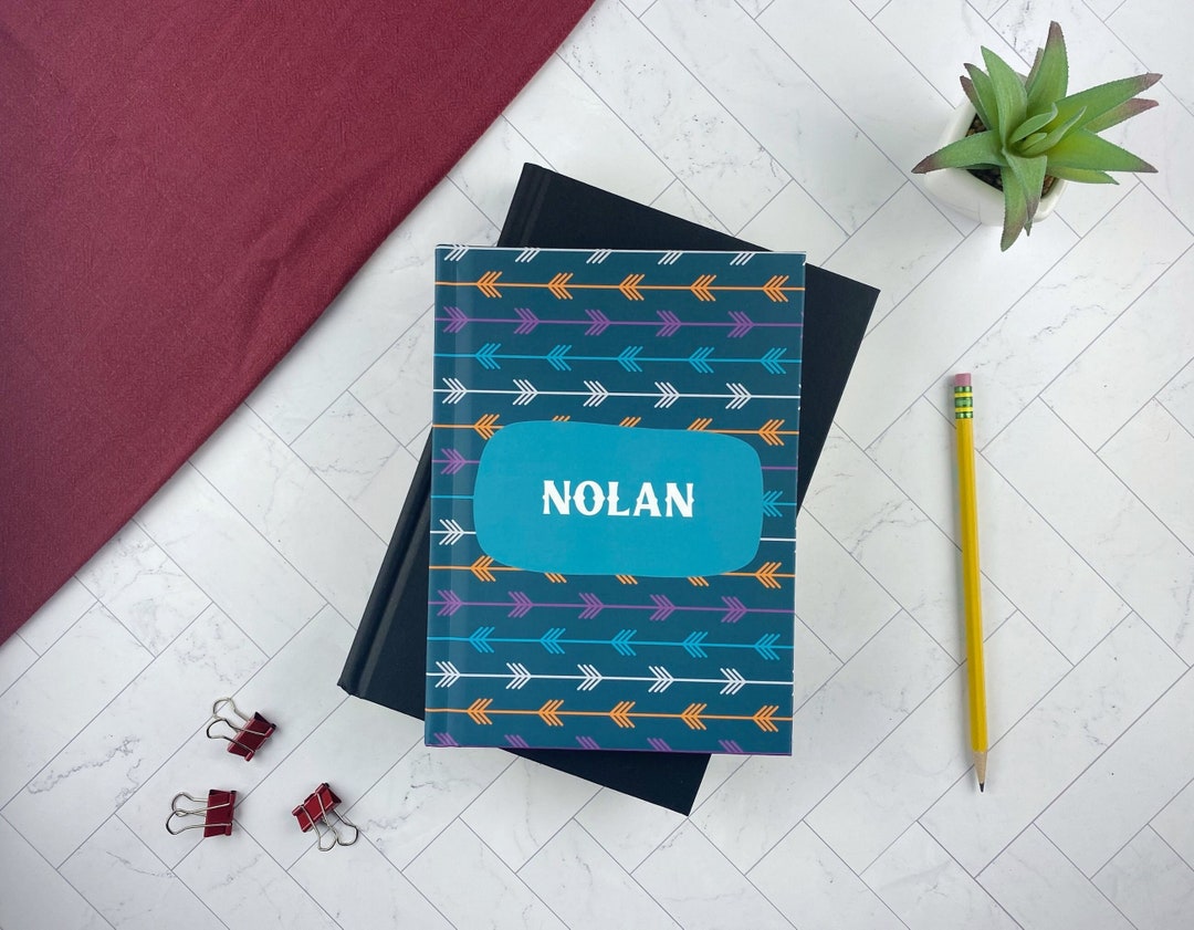 Personalized Multicolor Arrow Pattern Journal for Kids - Etsy