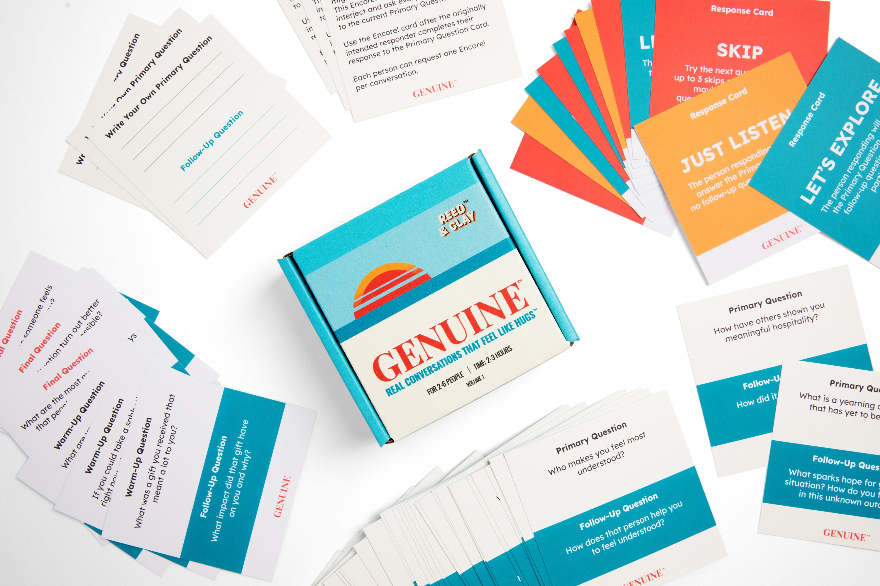 GENUINE Conversation Guide, Couple Question Game, Friend Conversation ...