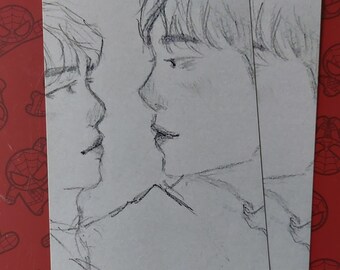 BTS Sope/yoonseok Jungkook 'morning Routine' A5 Art Print K-pop JK ...