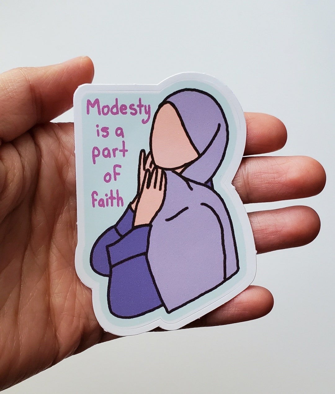 Modesty is a Part of Faith Sticker, Muslim Stickers, Islamic Sticker ...