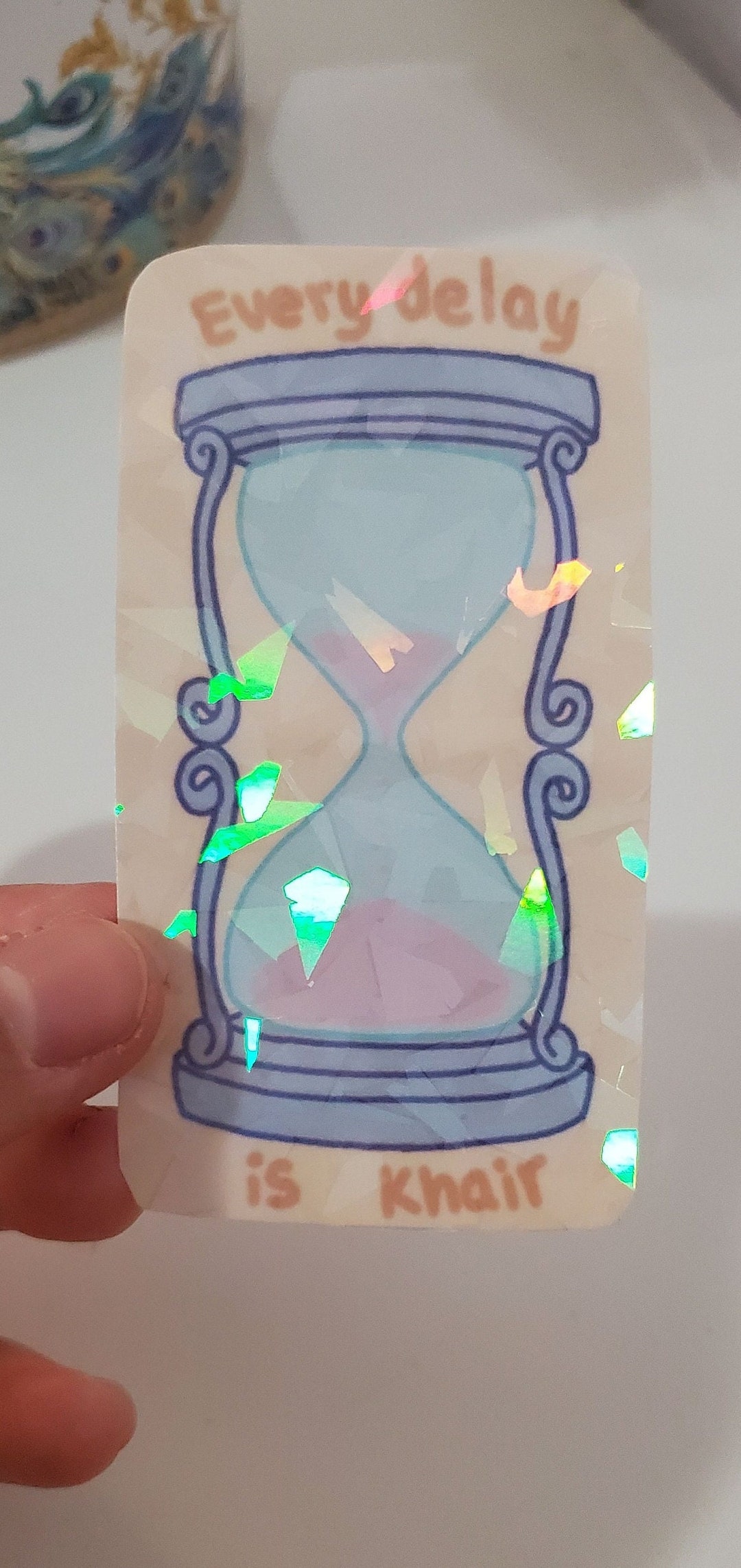 Islamic Sticker, Muslim Sticker, Every Delay is Khair, Chrome Sticker ...