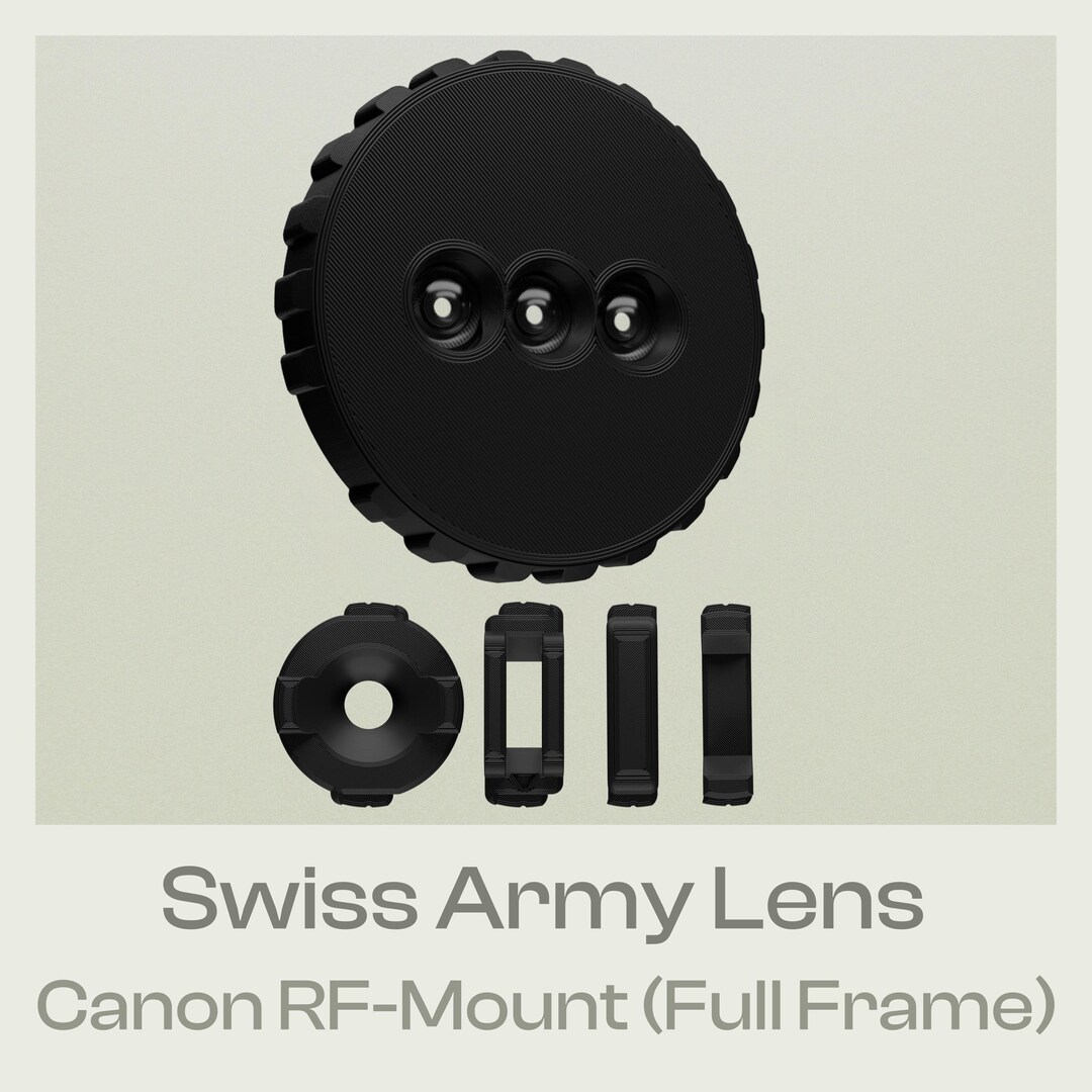 Swiss Army Lens for Canon Rf-mount (full Frame Only) | 5-in-1 Modular ...