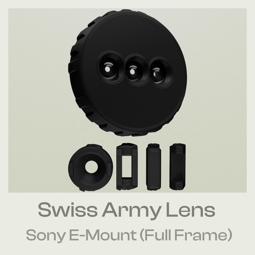 Swiss Army Lens for Sony E-mount (full Frame Only) | 5-in-1 Modular ...