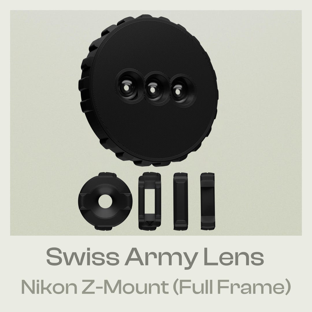 Swiss Army Lens for Nikon Z-mount (full Frame Only) | 5-in-1 Modular ...