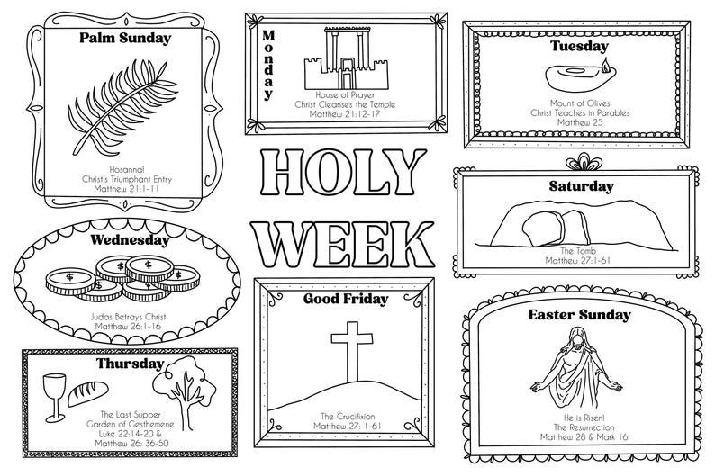 Holy Week Engineer Print - Etsy