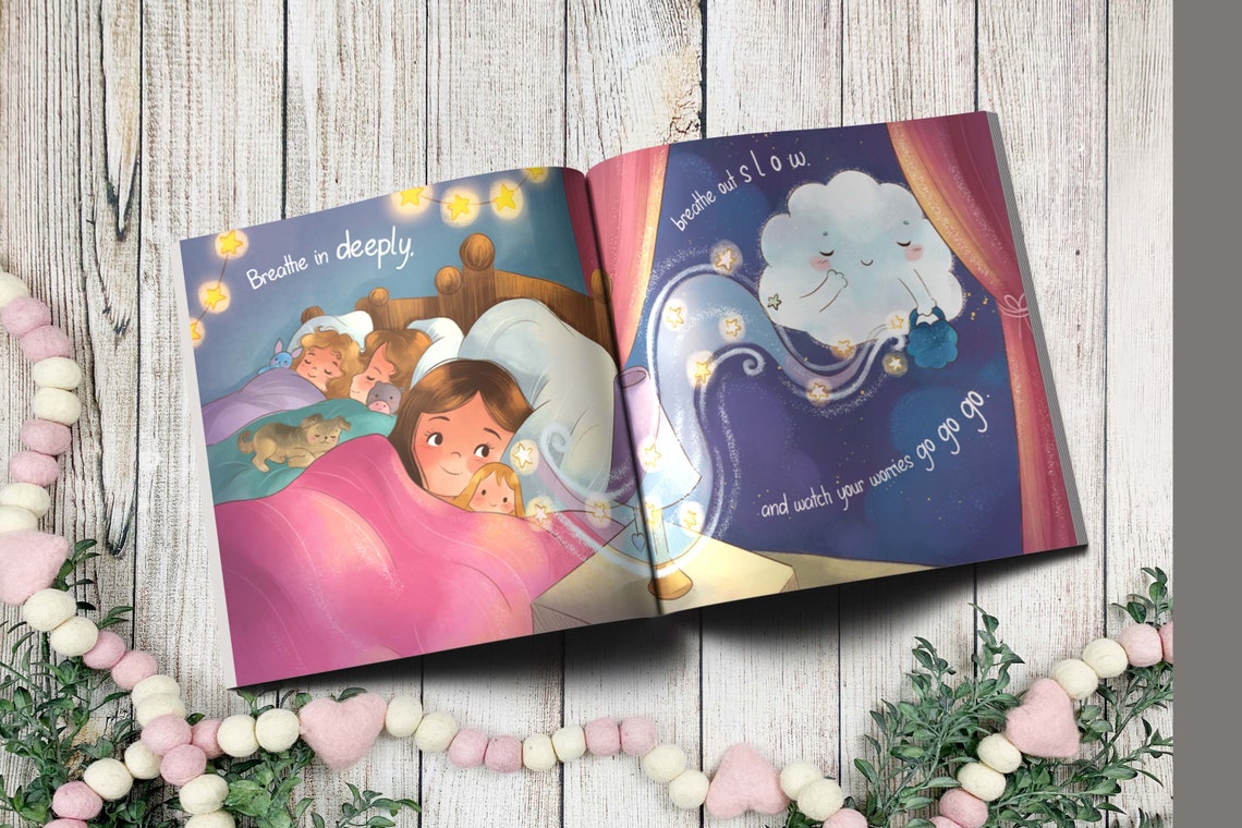 Worry Cloud Children's Book - Etsy