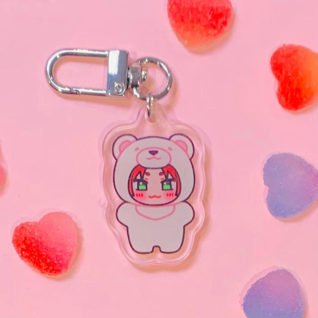 Enstars Trickstar Mao Bear Keychain Charm - Etsy