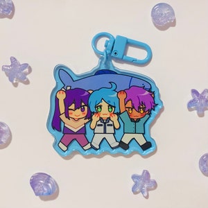 Enstars Fish Squad Keychain Charm - Etsy