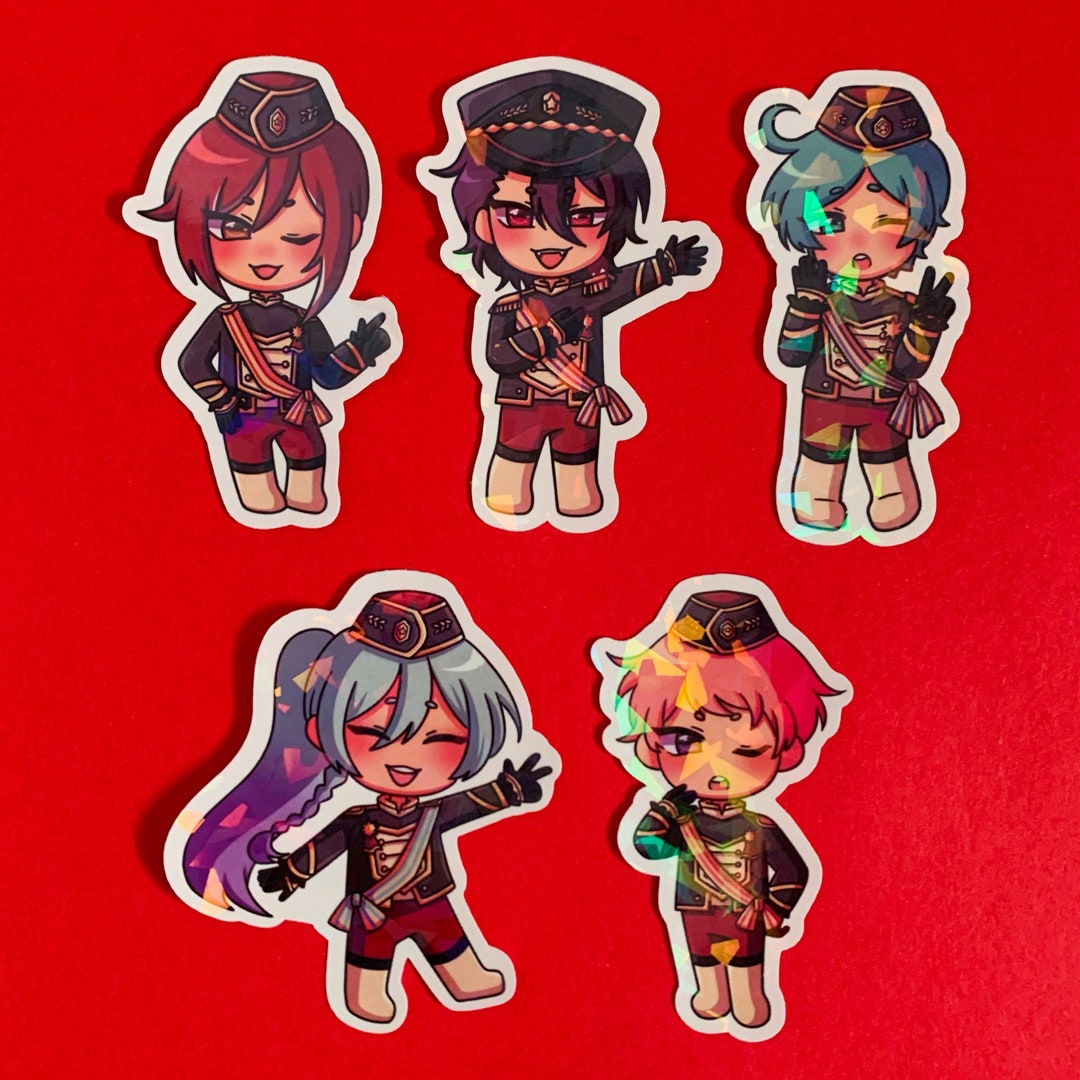 Ensemble Stars Eccentric Five Holographic Stickers - Etsy