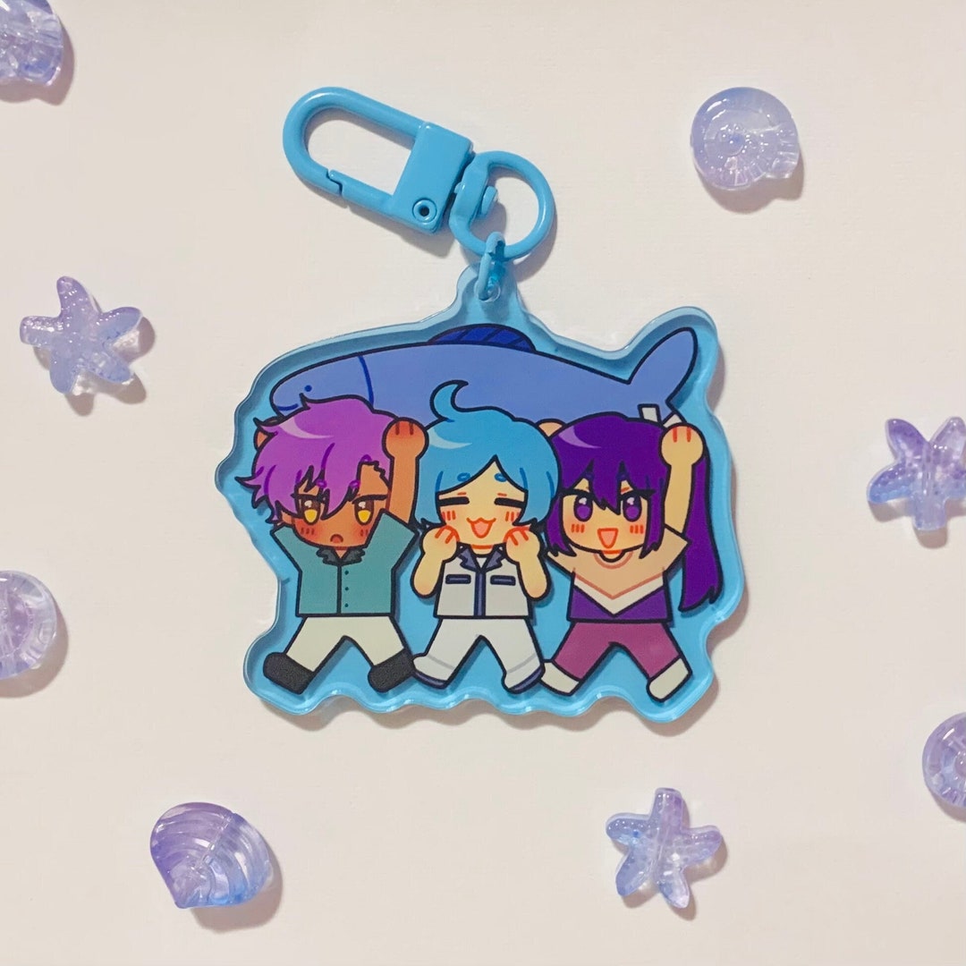 Enstars Fish Squad Keychain Charm - Etsy