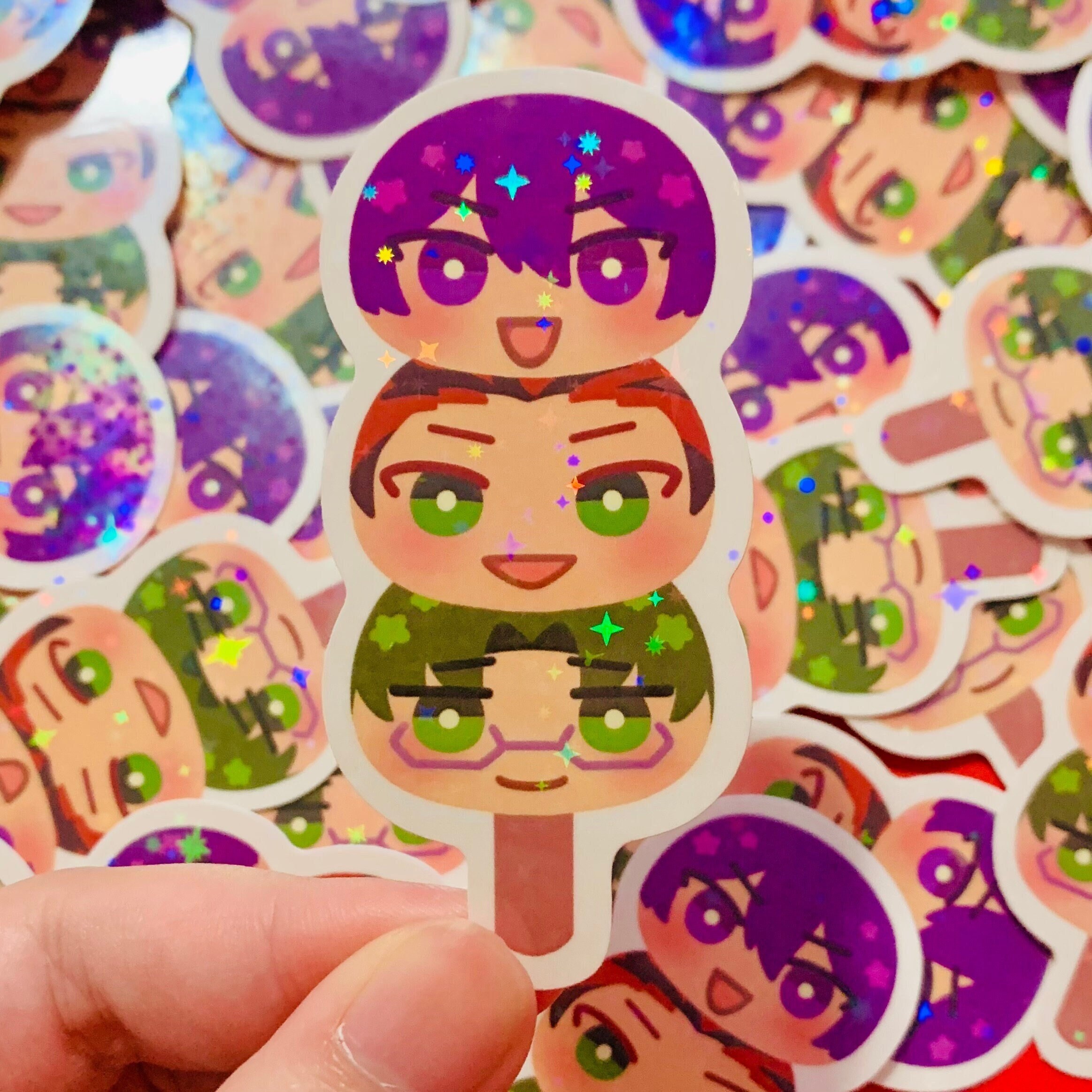 Enstars Akatsuki Holographic Stickers - Etsy