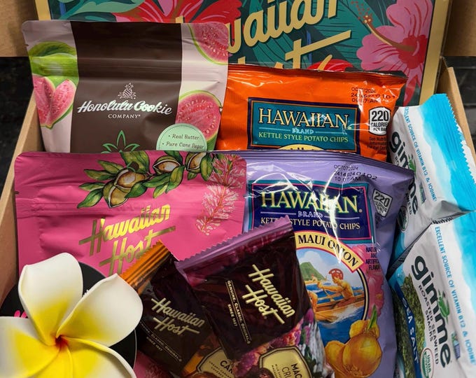 Aloha Gift Box Hawaiian Treats Gift, Hawaiian Host, Honolulu Cookie ...
