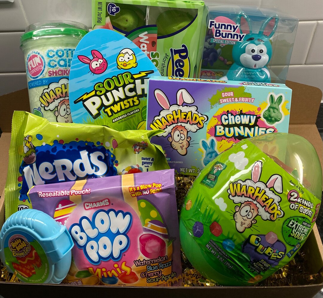Teen and Tween Sweet and Sour Easter Basket Gift Box - Etsy