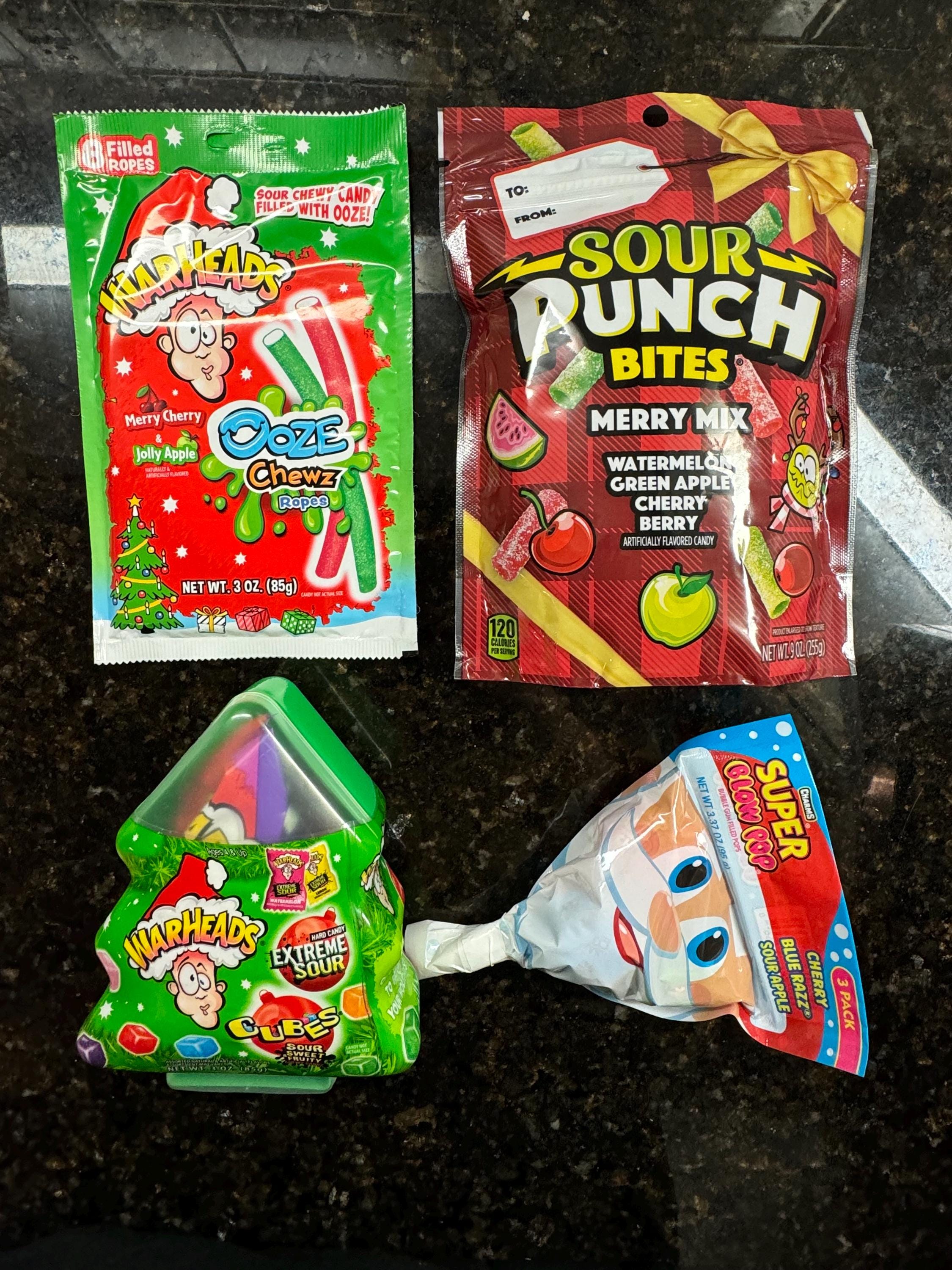 Teen and Tween Sweet and Sour Christmas Candy Gift Box - Etsy