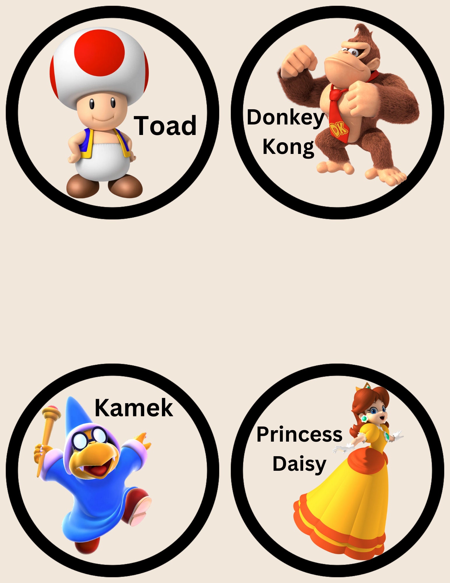 Super Mario Scavenger Hunt - Etsy