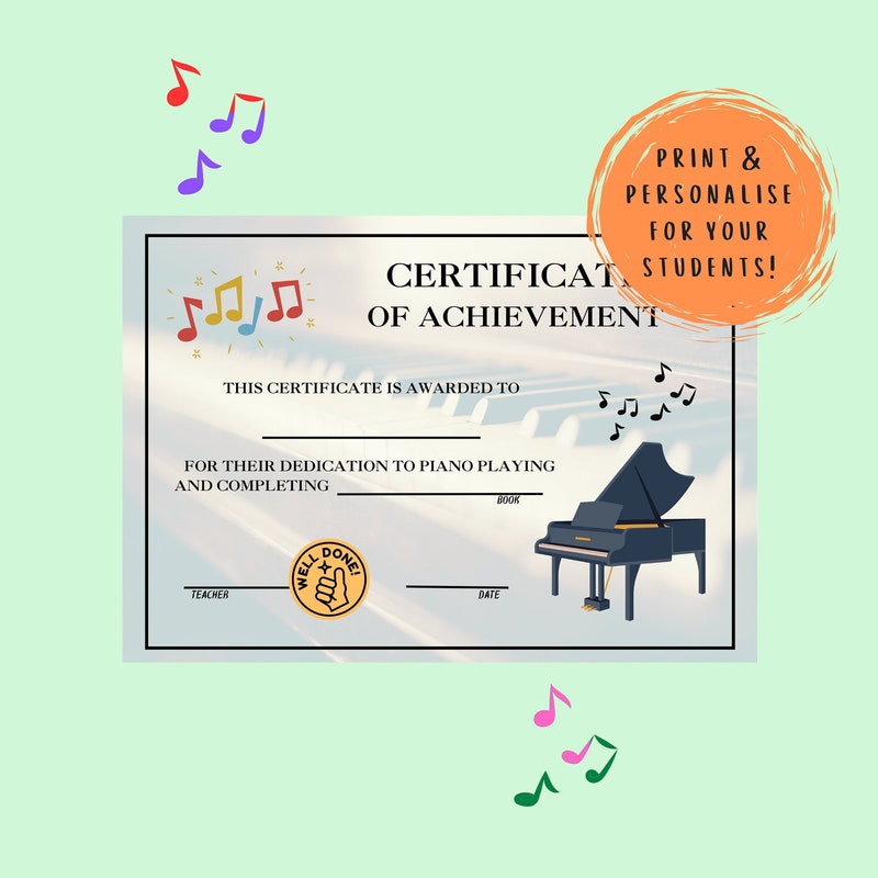 Piano Students - Etsy