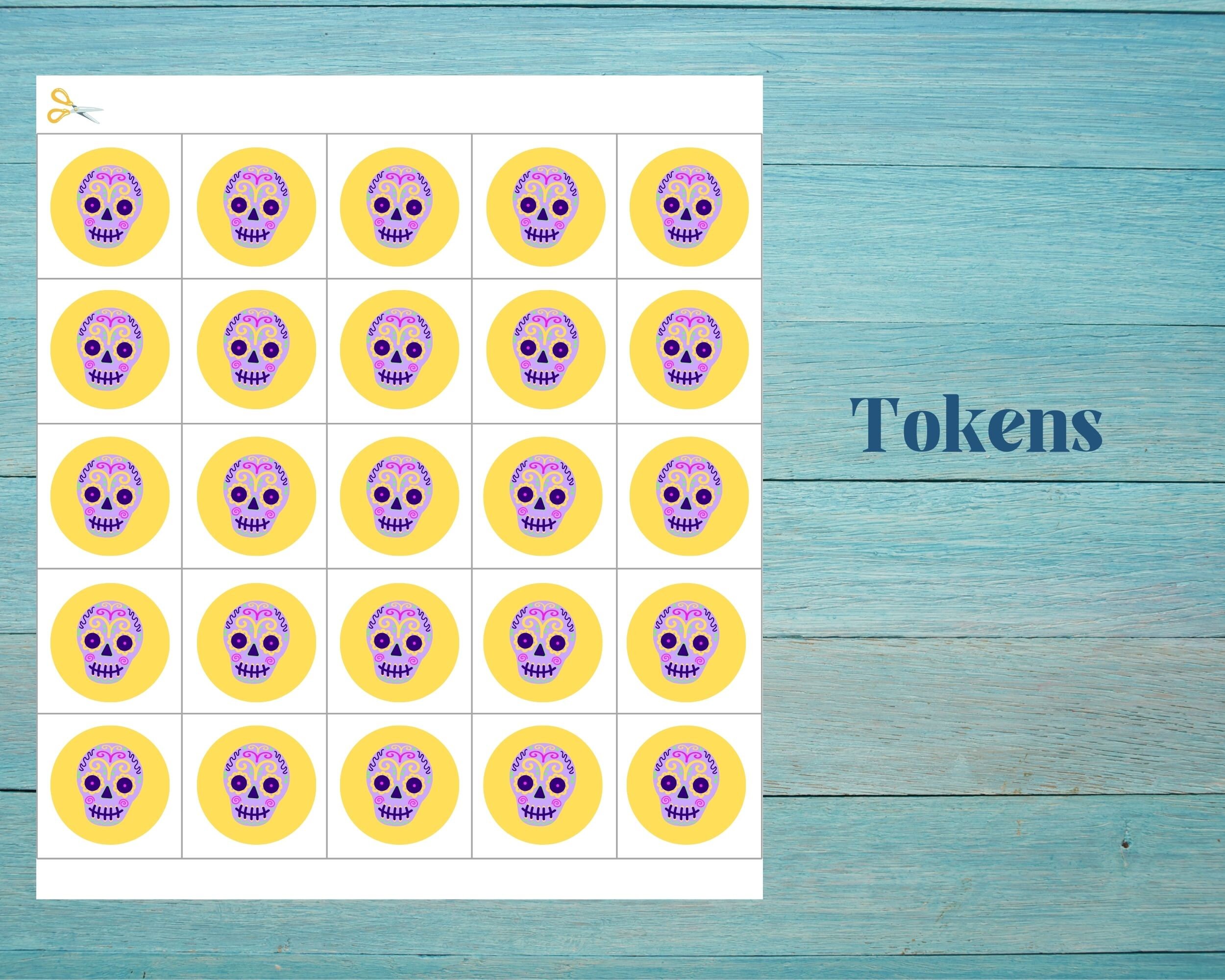 25 Dia De Los Muertos Bingo Game Cards, Day of the Dead Party ...