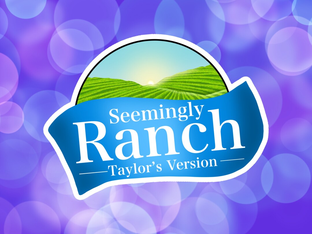 Seemingly Ranch Kiss-cut Sticker, Funny Sticker, Internet Humor ...