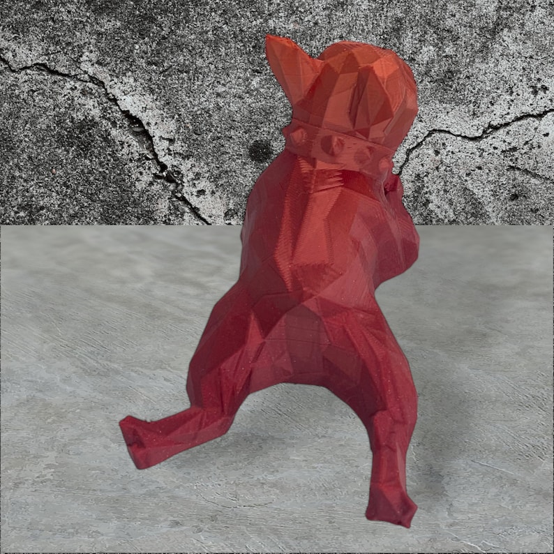 3d Printed French Bulldog Figure - Etsy
