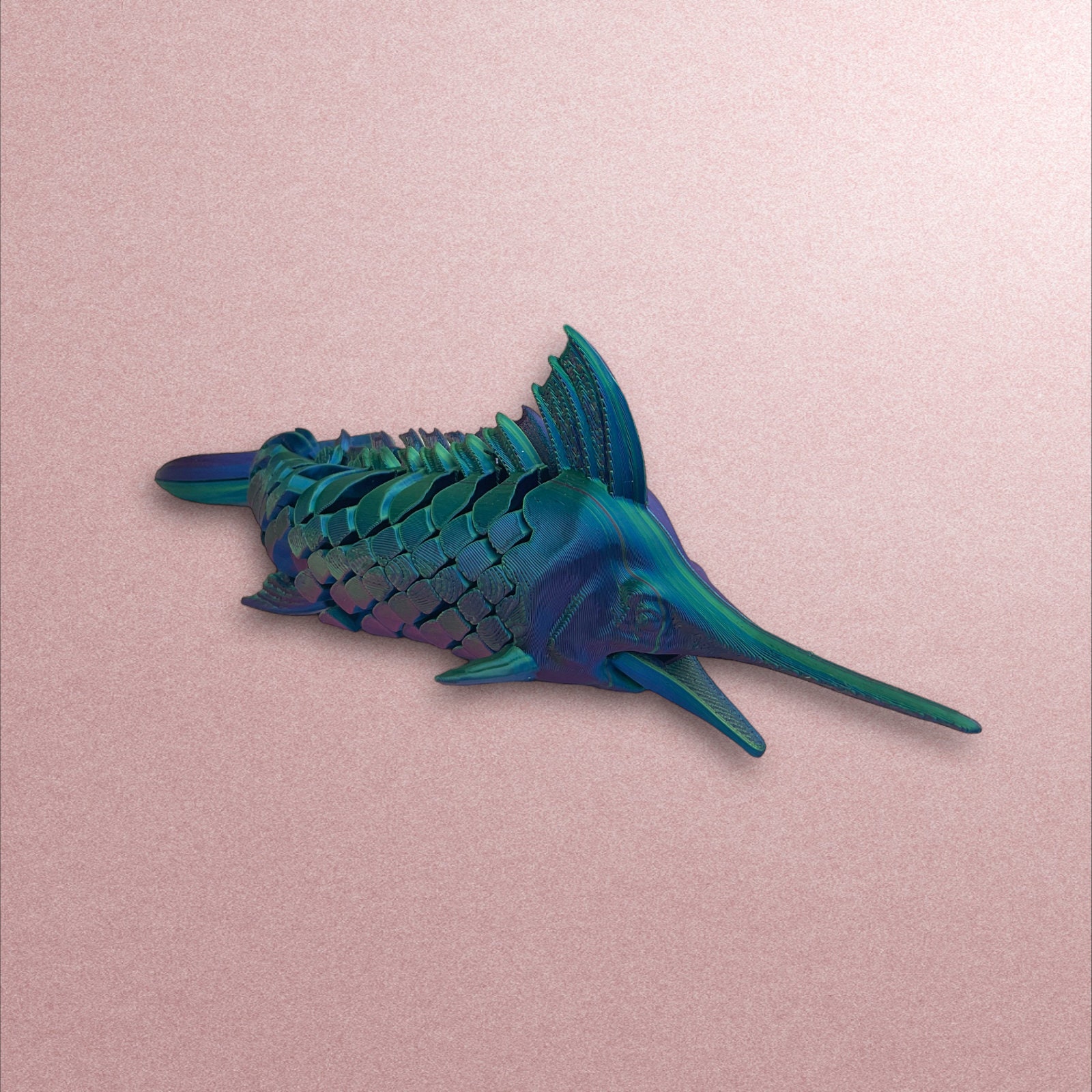 3d Printed Articulated Sword Fish - Etsy