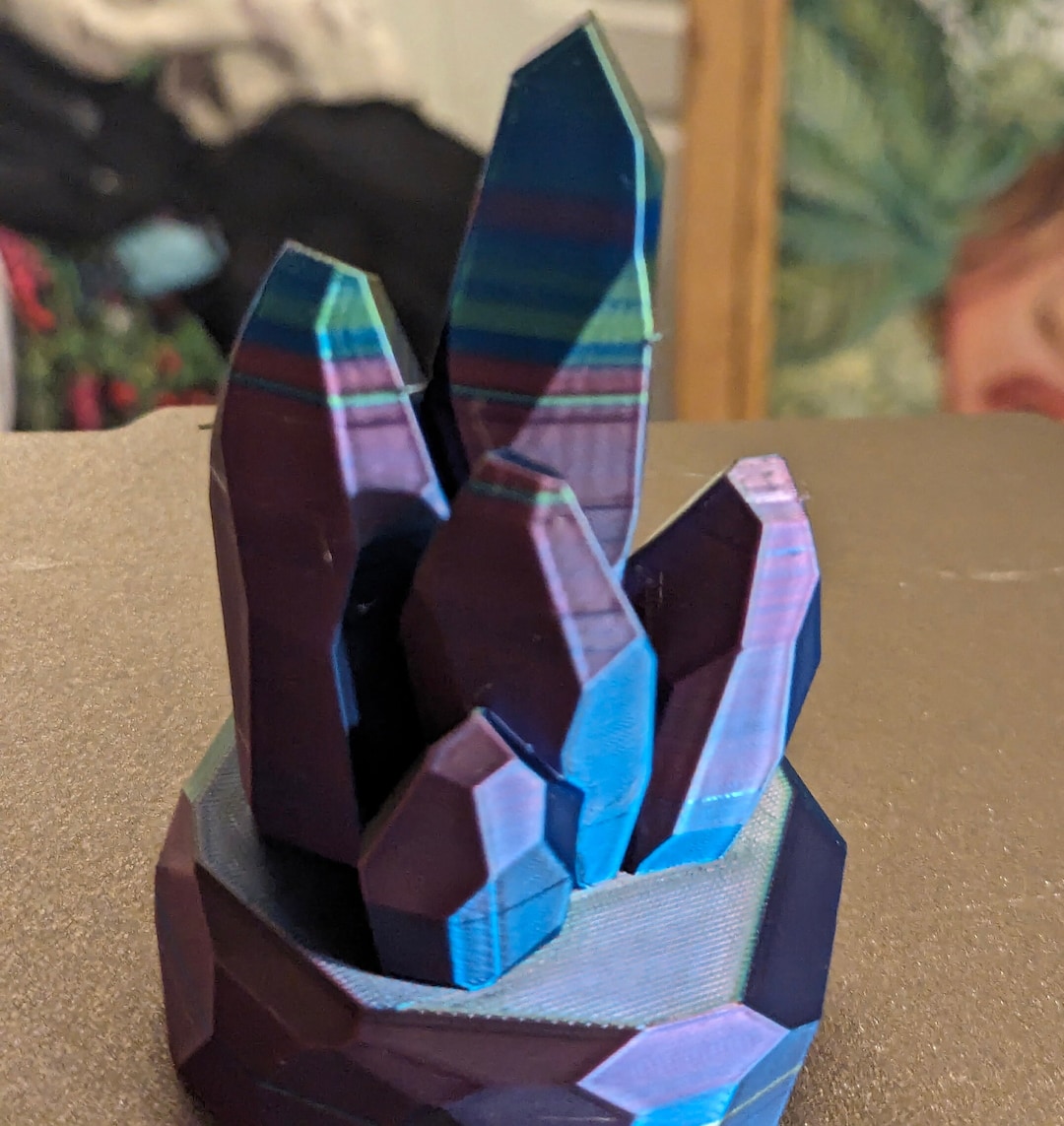 3d Printed Crystal Statue Color Shift - Etsy