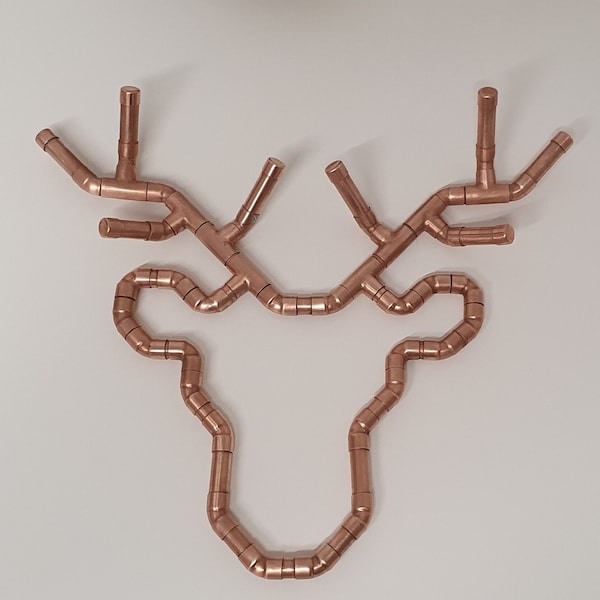 Copper Pipe Art - Etsy UK