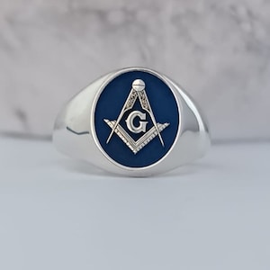 Masonic Ring / Freemason Ring / Masonic Jewelry / Masonic Lodge Ring ...